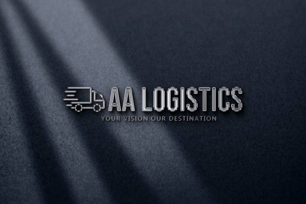 AA Logistic Logo Mockup - Clixtro